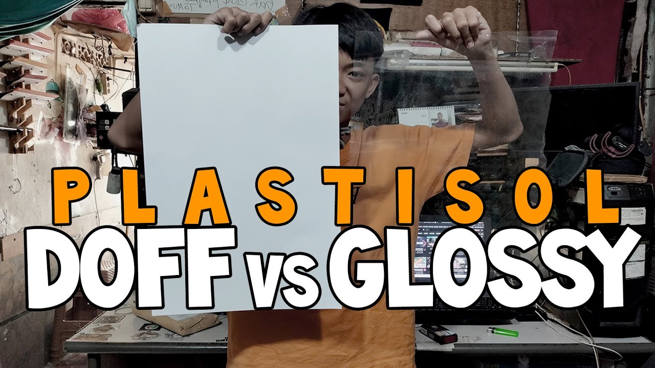 SABLON PLASTISOL DOFF VS GLOSSY | SCREEN PRINTING TUTORIAL - YouTube