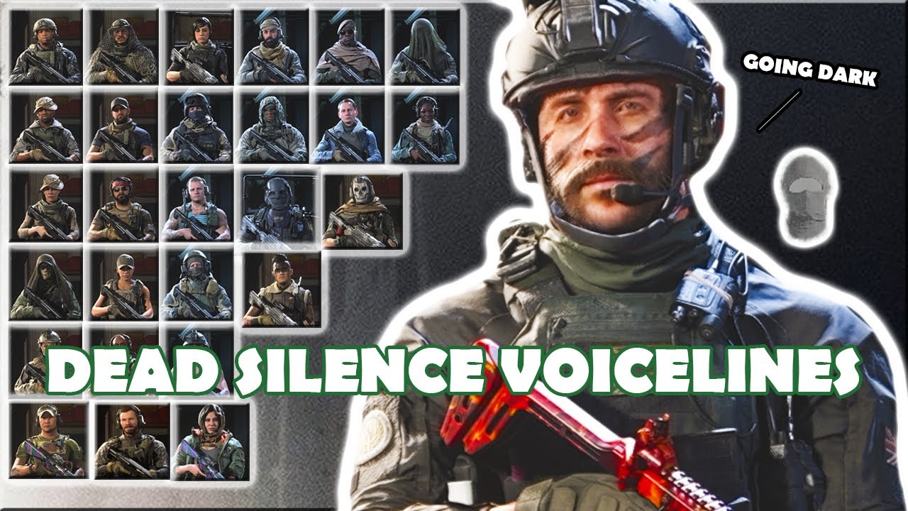 Call of Duty: Modern Warfare - "Dead Silence" Voicelines - YouTube