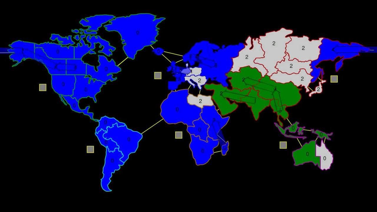 WarLight game: Kuruhuru Shabajuju's WarLight game - YouTube