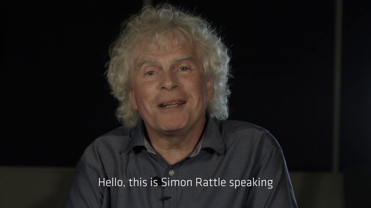 Sir Simon Rattle invites you to watch the LSO live on YouTube - YouTube