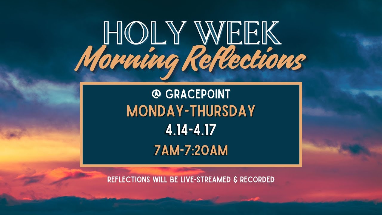 Wednesday - Holy Week Reflections 2025 - YouTube