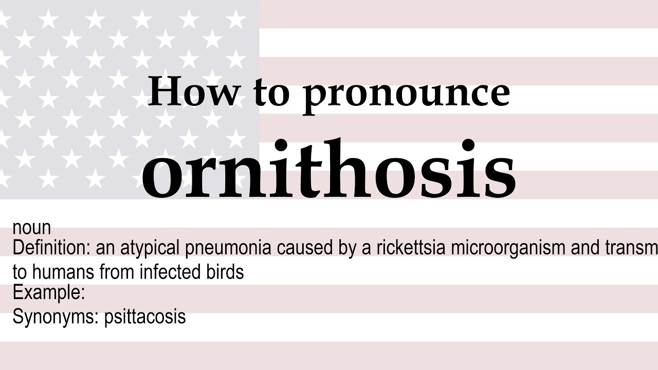 How to pronounce 'ornithosis' + meaning - YouTube