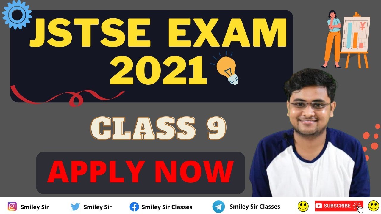 JSTSE 2021 | Apply Now | Application Form open | Class 9 | Doe - YouTube