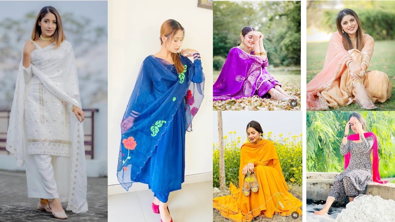 Best Poses In Suit For Girl | Stylish Suit Photo Pose For Girls ...