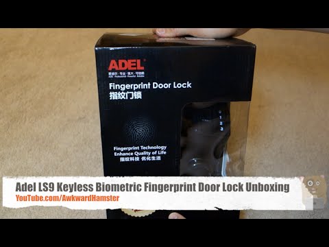 Adel Keyless Biometric Fingerprint Door Lock LS9 Unboxing - YouTube