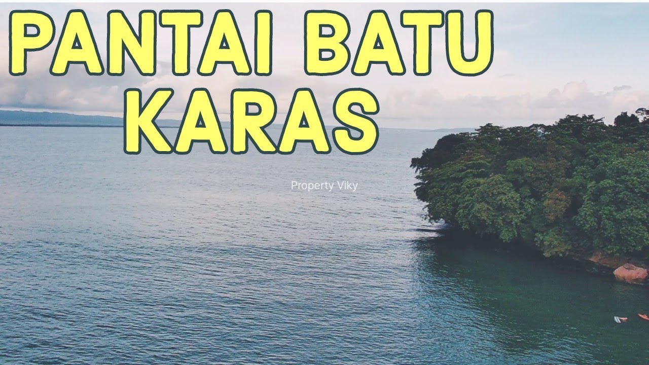 Pantai batu karas pangandaran footage Drone - YouTube