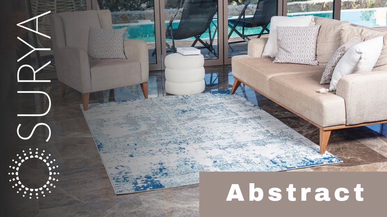 Close-up on our Modern Abstract Rug SARAH | SURYA Europe - YouTube