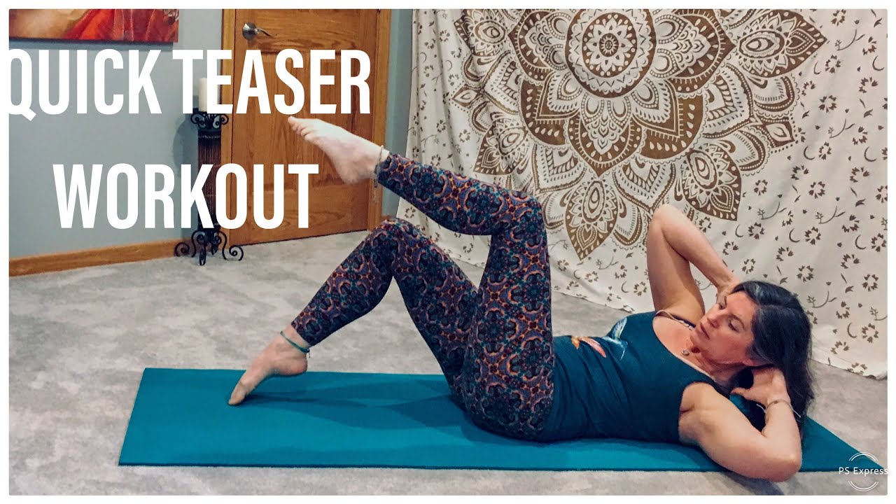 10 MINUTE TEASER ABS PILATES WORKOUT - YouTube