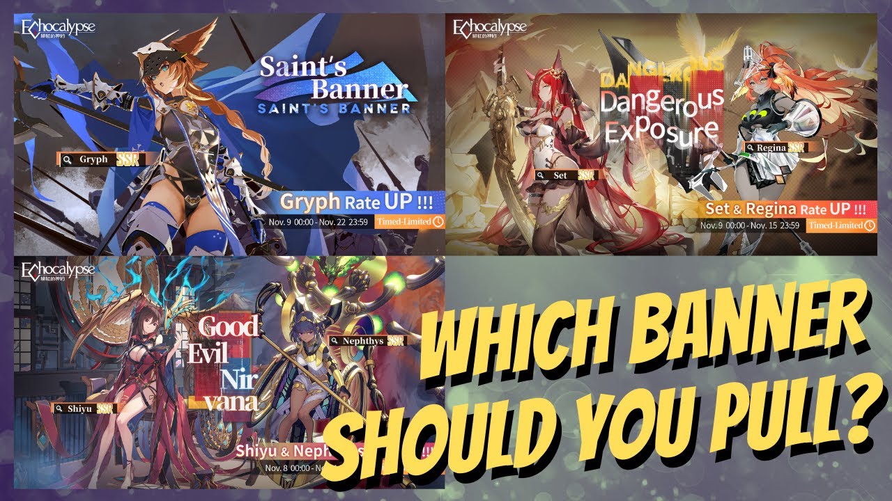 [Echocalypse] Which Banner is worth you pull? - YouTube
