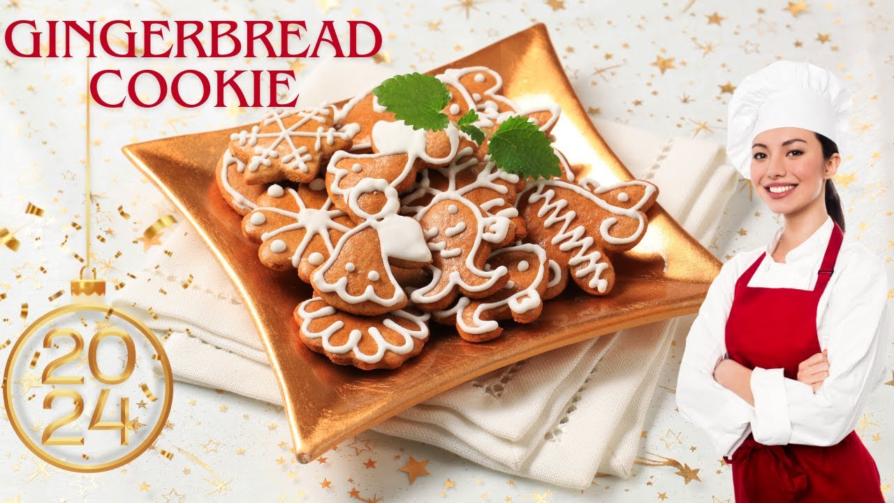 Easy & Festive Gingerbread Cookies Recipe/Happy Holidays 🎄 - YouTube