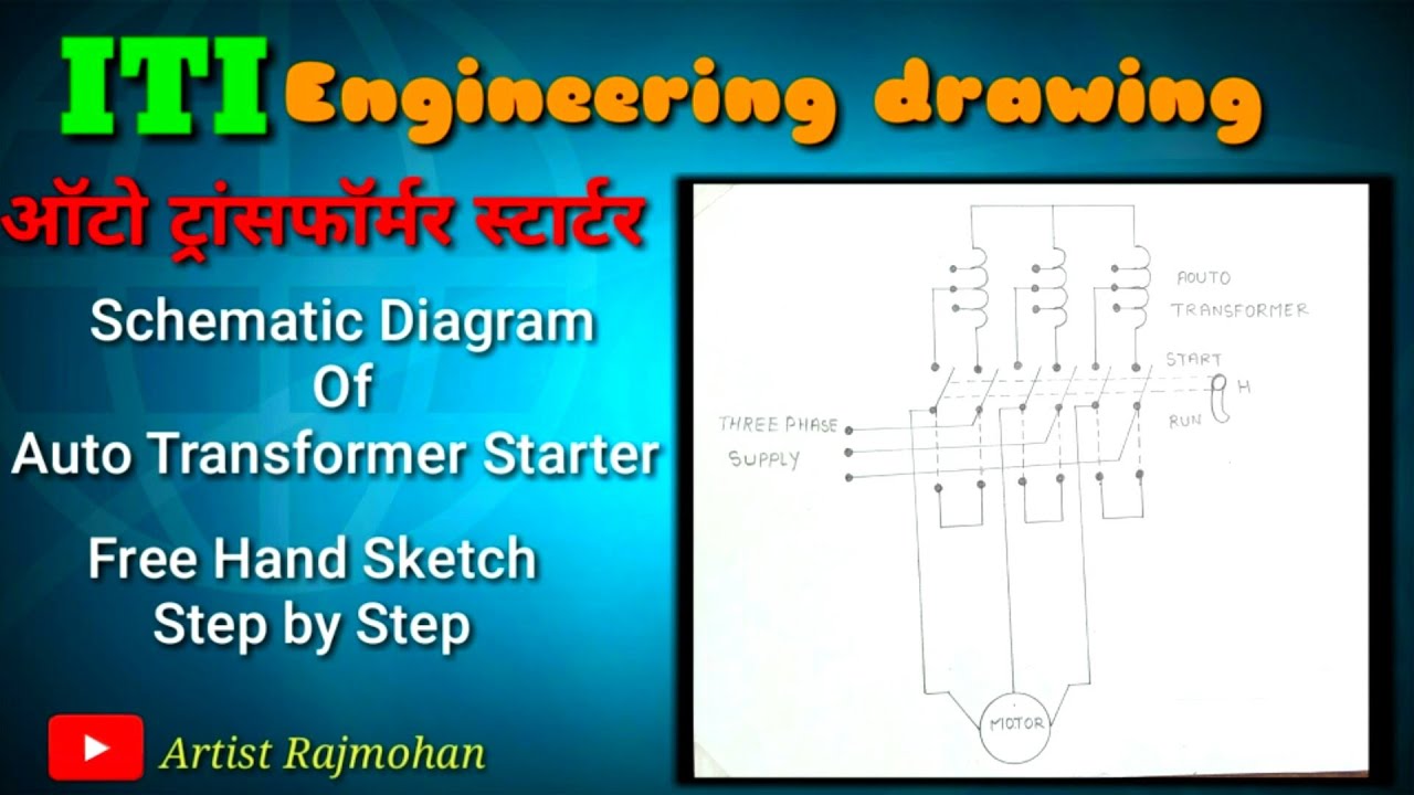 Schematic Diagram Of Autotransformer Starter / Electrician 2nd Year ...