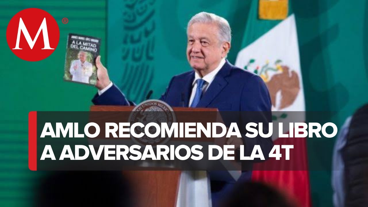 AMLO presenta nuevo libro y lo recomienda a sus adversarios - YouTube