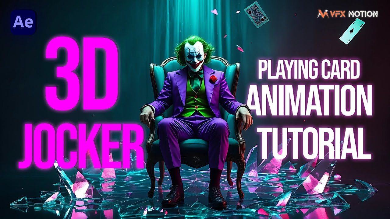 Master 3D Joker Card Animation in After Effects Without Plugins | Easy ...