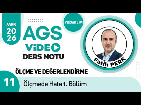 11 - Ölçmede Hata 1. Bölüm