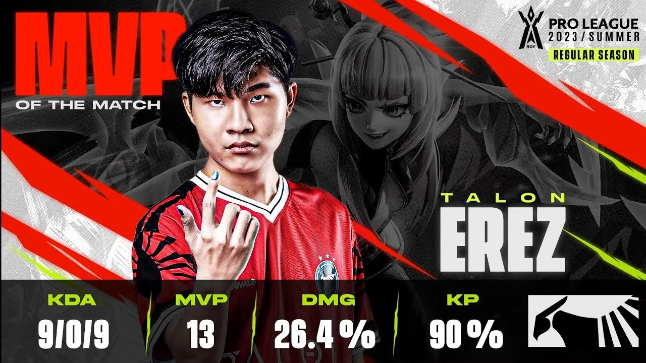 ROV : Erez ป่าครั้งแรกในการแข่งขัน 😘 ️😎🥰 - YouTube