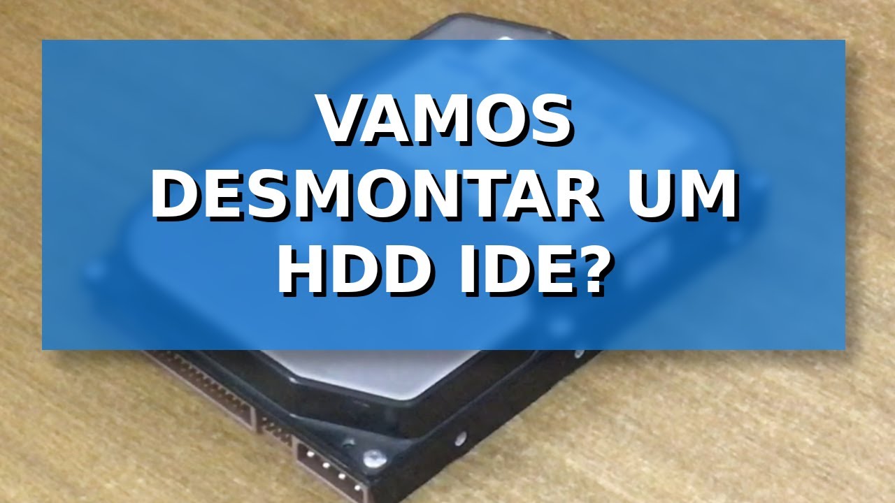 Desmontando um HD IDE de computador - YouTube