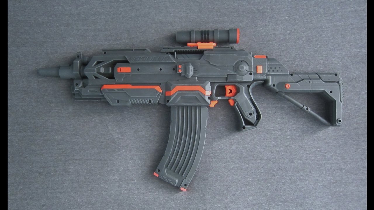 NERF MODULUS ASSAULT RIFLE [VLADOF BORDERLANDS REPLICA] - YouTube