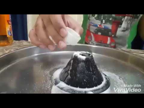 How to : TABLE TOP VOLCANO!!!!! - YouTube