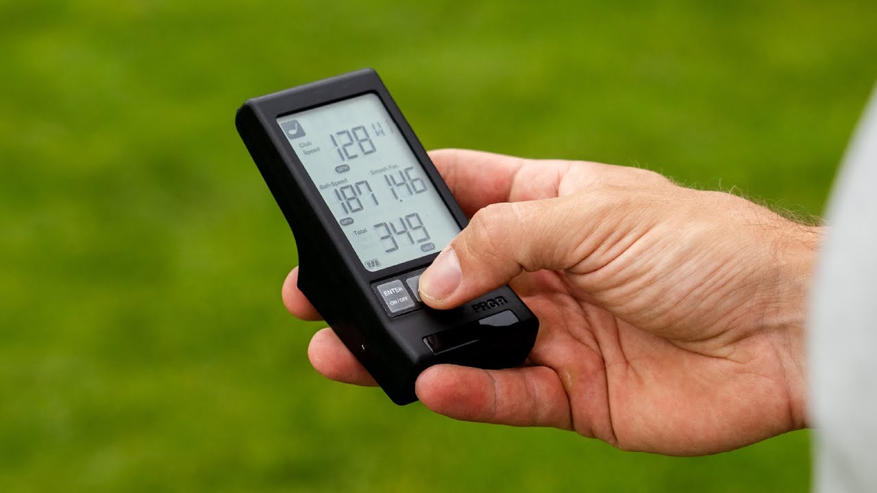 The PRGR Portable Golf Launch Monitor - YouTube
