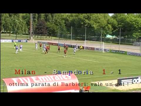 SINTESI Milan - Sampdoria 15mag2011  16°finali naz.mpg