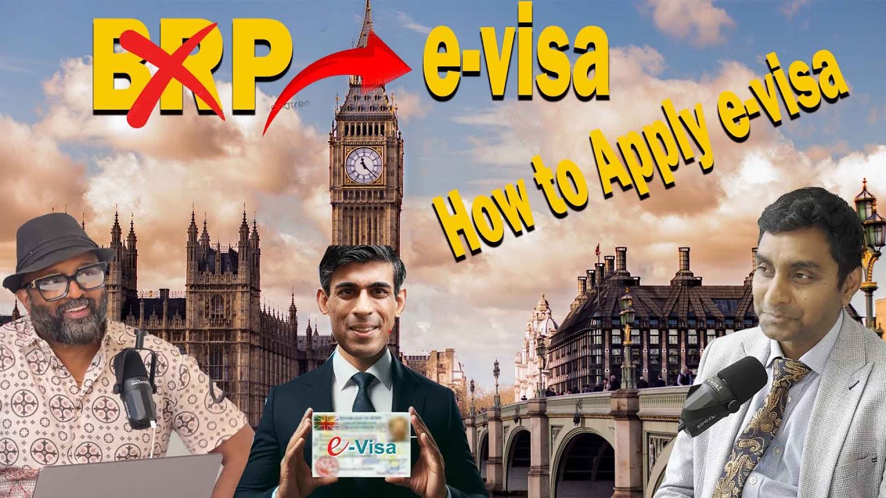 BRP Visa to e-VIsa | How to apply e visa | How to convert brp to e visa ...