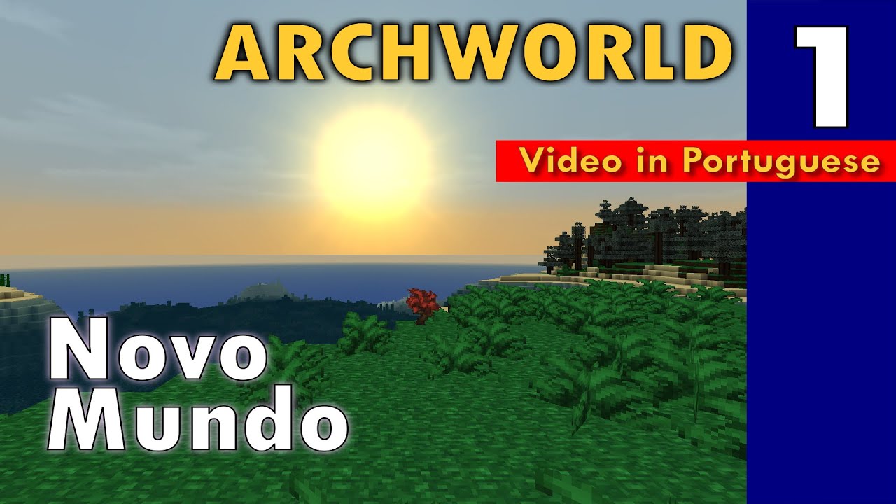Minecraft ArchWorld 01 - Starting a new survival world (Minecraft video ...