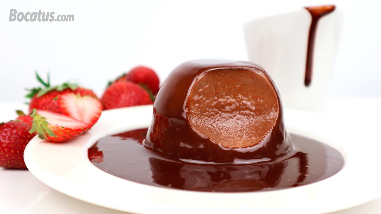 Panacota de Chocolate... ¡con doble chocolate! - YouTube