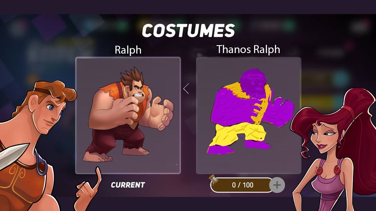 Disney Heroes Battle Mode: Ralph New Costume? & Level 107 - YouTube