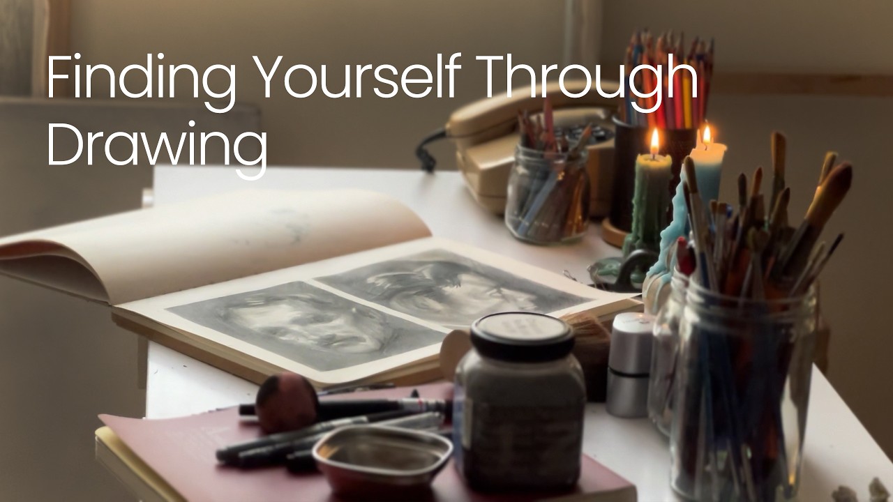 Drawing as a quiet way to reconnect - YouTube