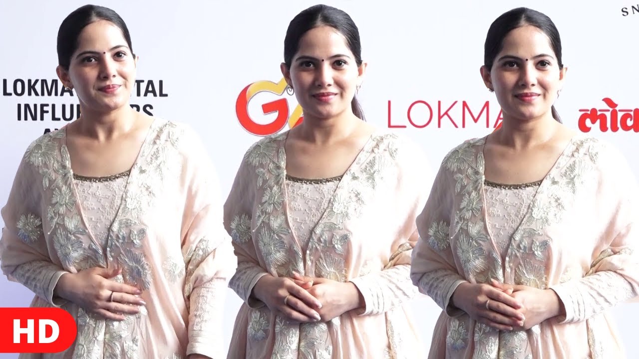 Jaya Kishori At Lokmat Digital Influencers Awards 2021 | जया किशोरी ...