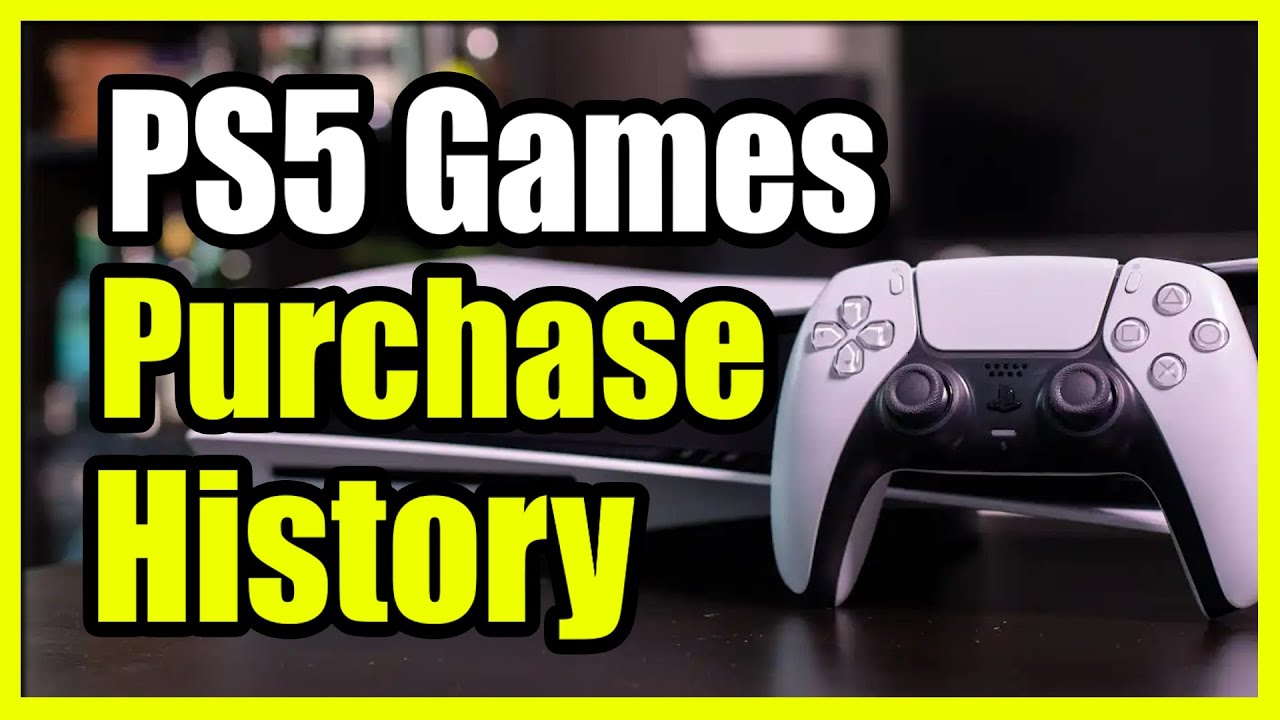 How to see your PS5 Games Transaction History using iPhone PS App (Easy ...