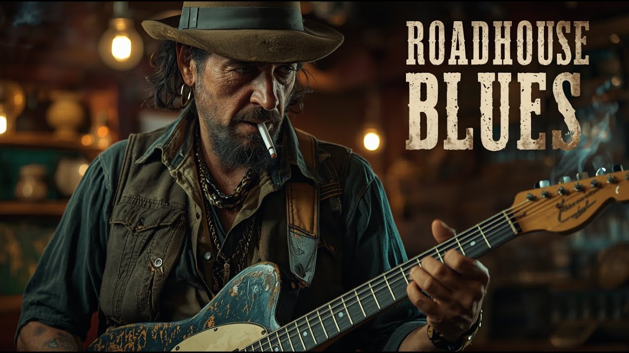 The BEST Roadhouse Blues | Dirty Southern Slide & Smoky Late-Night Groove.🎶