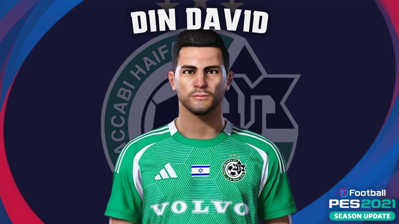 Din David🇮🇱 (Maccabi Haifa) How to create in Pes 2021 - YouTube