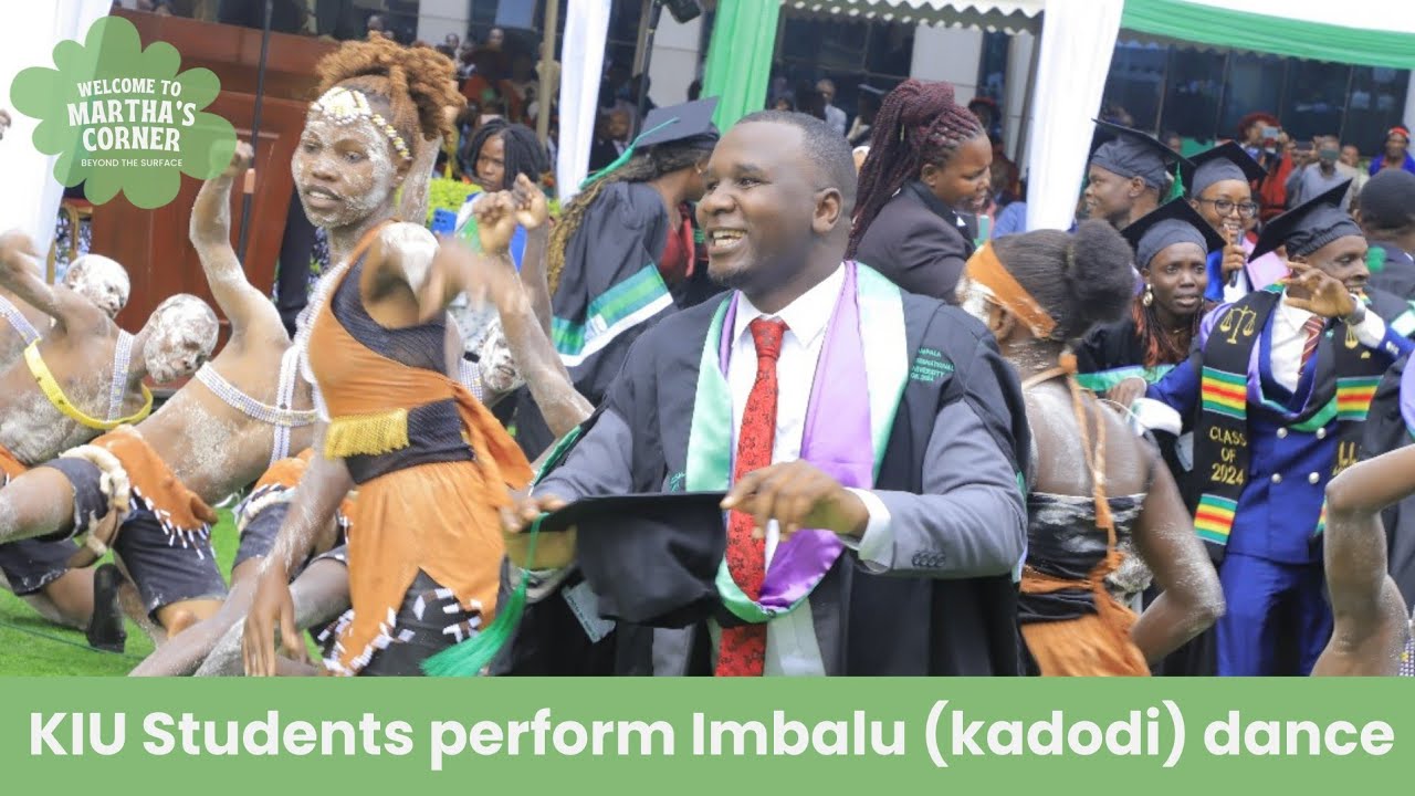 Imbalu dance (kadodi) at KIU Graduation 2024 by Kampala International ...