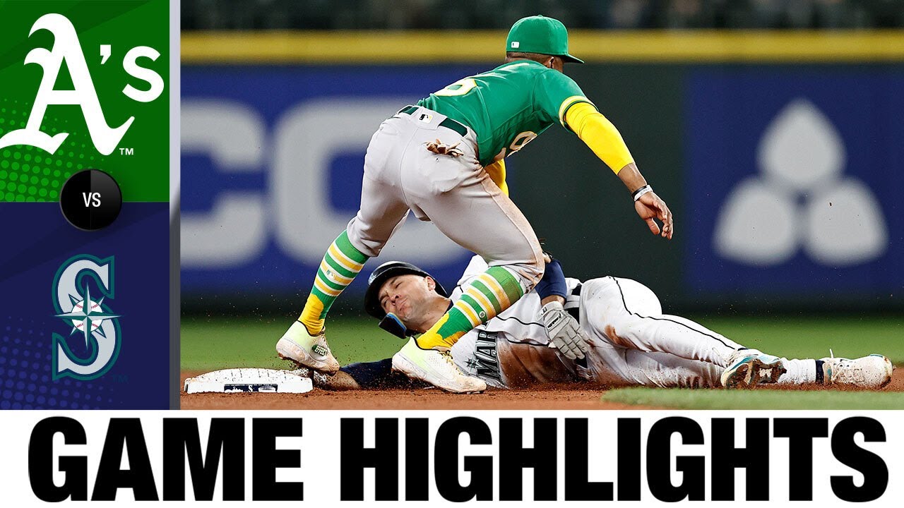 A's vs. Mariners Game Highlights (5/24/22) | MLB Highlights - YouTube