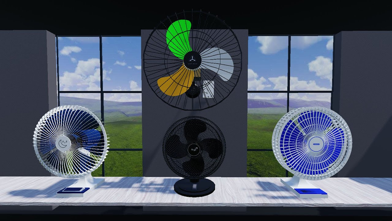 Summer Pool Party Fan, Stand Fan, Wall Fan, Cute Fan, Mini Fan || Kipas ...