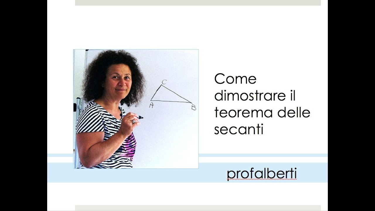 Teorema delle secanti - YouTube