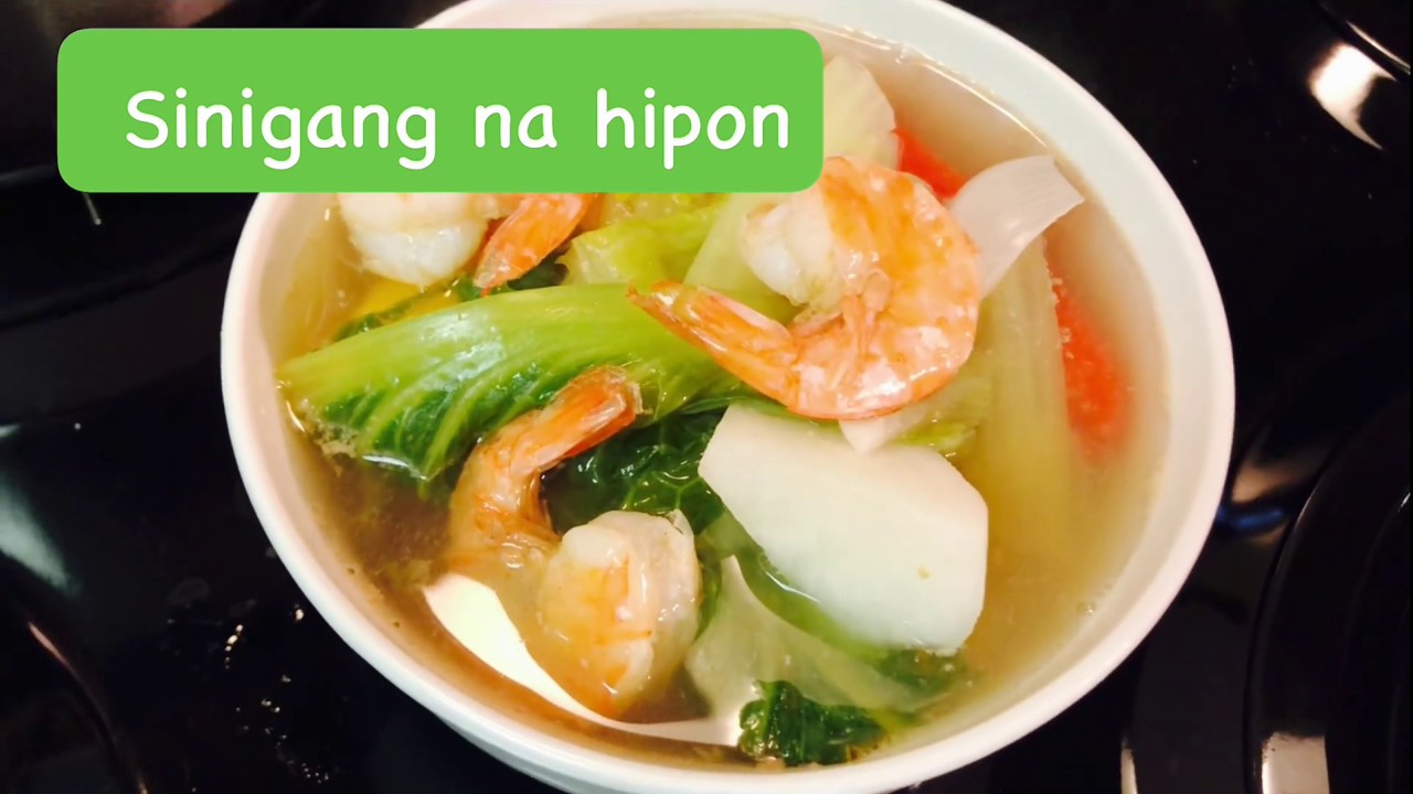 Sinigang na hipon - Filipino food - YouTube