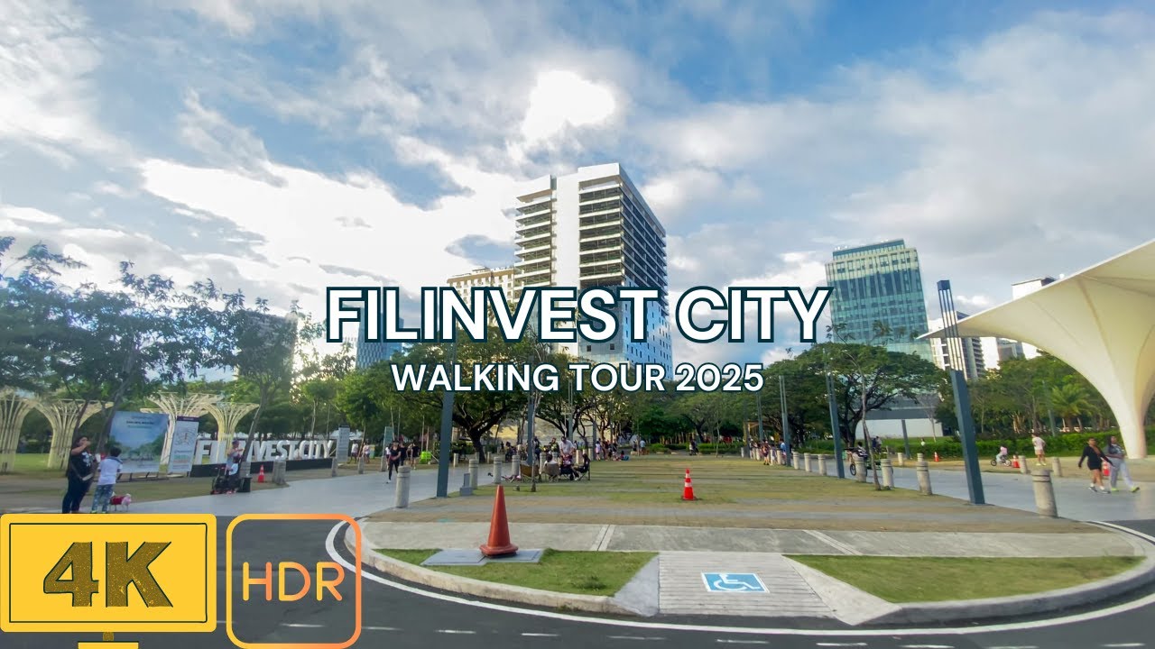 Walking the Filinvest City in a Relaxing Wind! | Muntinlupa | 4K HDR ...