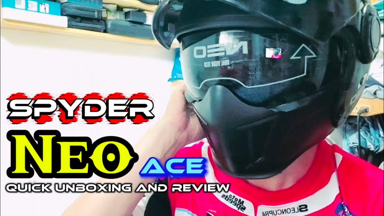 Spyder Neo Ace Helmet 4 in 1 | Quick Unboxing and Review - YouTube