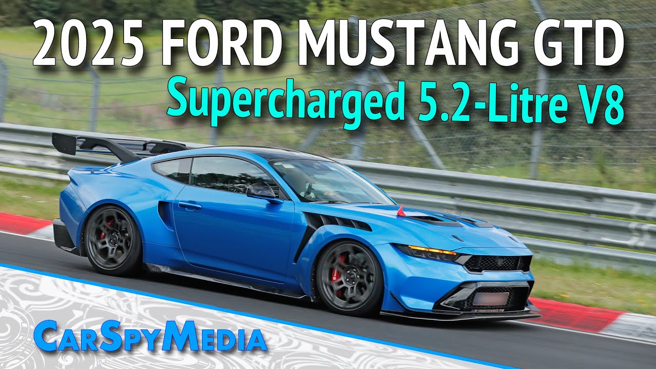 Supercharged 5.2-Litre V8 ALL NEW HARDCORE 2025 Ford Mustang GTD in ...