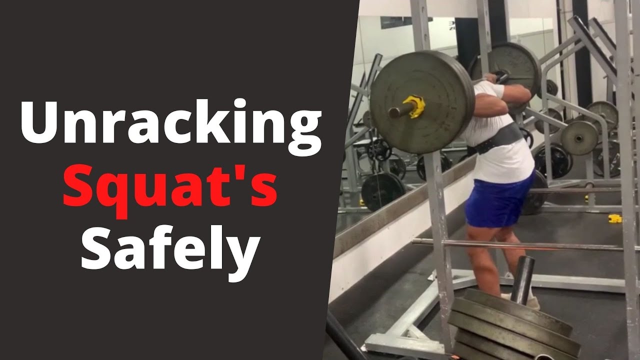 How To Safely Unrack and Walkout Squat's - YouTube