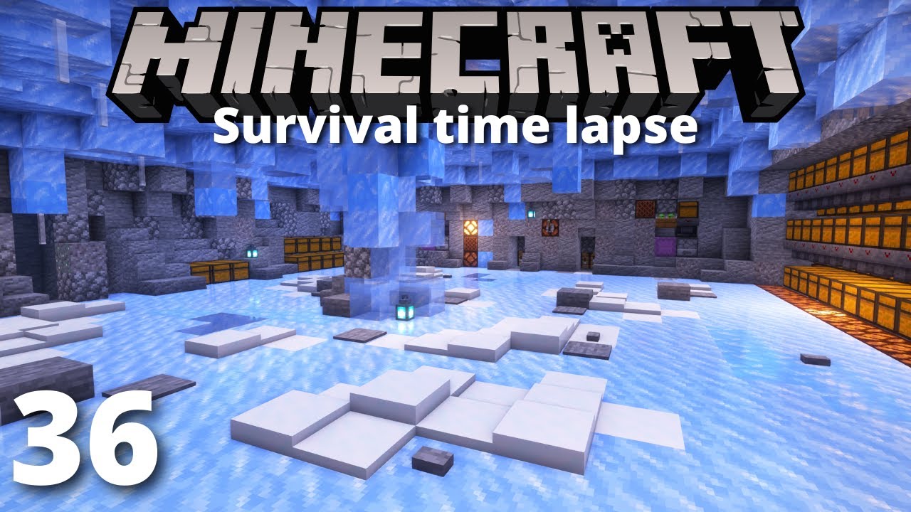 I Built The Fastest & Smallest Ice Farm | Survival Time Lapse #36 - YouTube