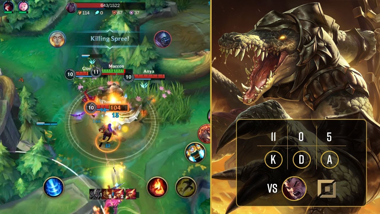 Wild Rift | Renekton Buff Patch 3.3a - YouTube