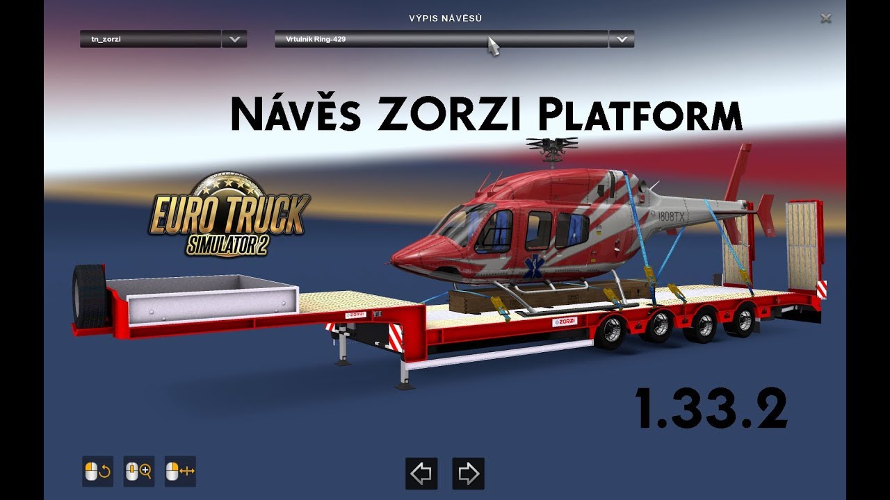 [ETS2 v1.33] Trailer ZORZI Platform - YouTube