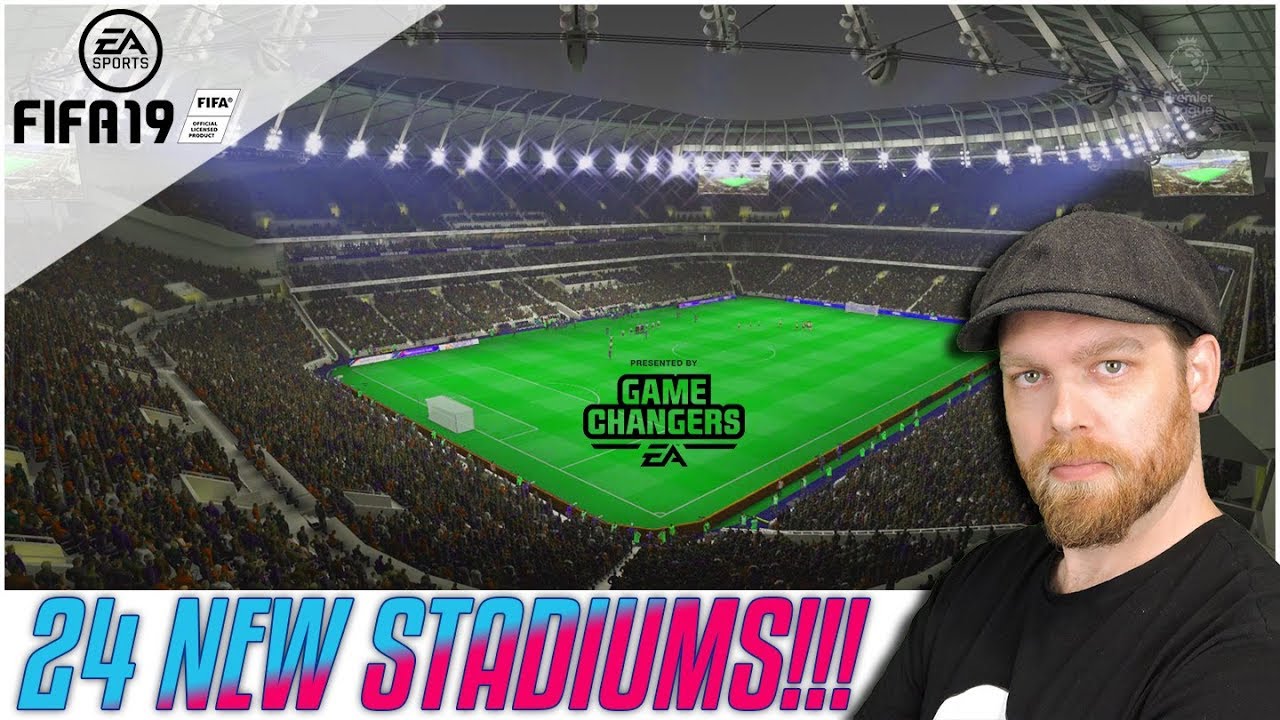 24 NEW STADIUMS ADDED FOR FIFA 19!!! - YouTube