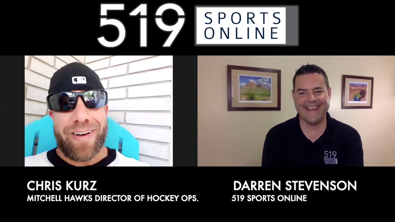 PJHL - Chris Kurz joining the Mitchell Hawks for the upcoming season - YouTube