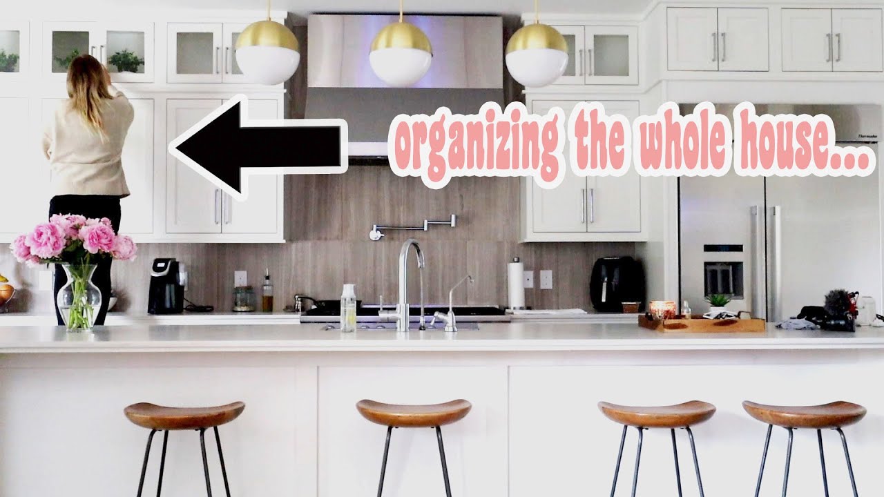 Organizing The Entire House! | Ashley Nichole - YouTube