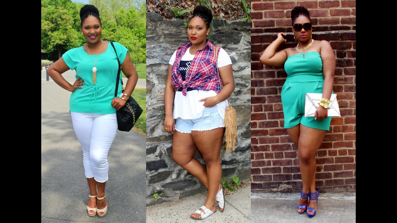 Plus Size Fashion| Spring Lookbook Ft. Fashion to Figure - YouTube
