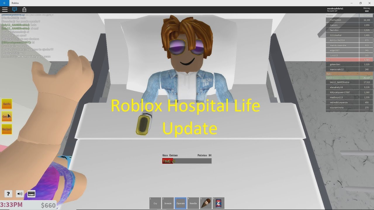 Roblox - Hospital Life Update - KID GAMING - FUNNY - YouTube